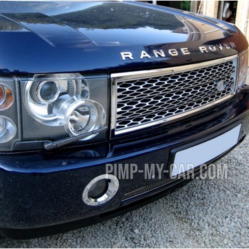 Calandre Range Rover L322 2003-2005 contour chrome / int gris